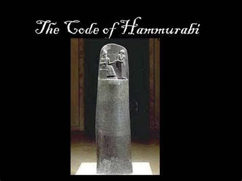 Hammurabis Code