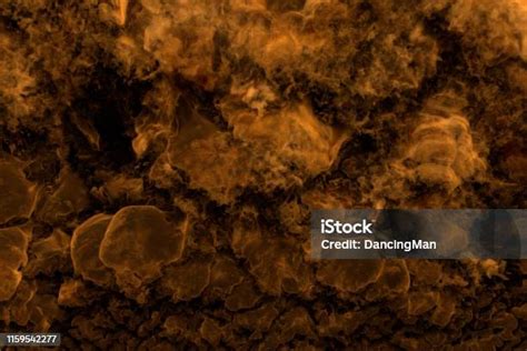 사방에서 불꽃 불타는 폭발 어두운 구름과 연기의 화재 3d 그림 3차원 형태에 대한 스톡 사진 및 기타 이미지 3차원 형태