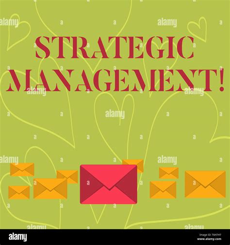 Handwriting Text Writing Strategic Management Conceptual Photo