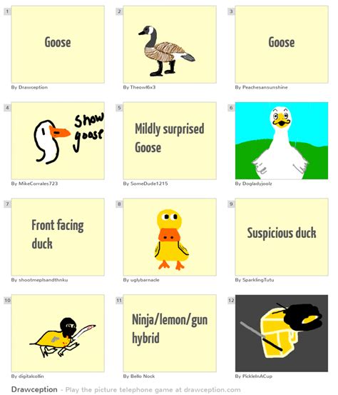 Goose Drawception