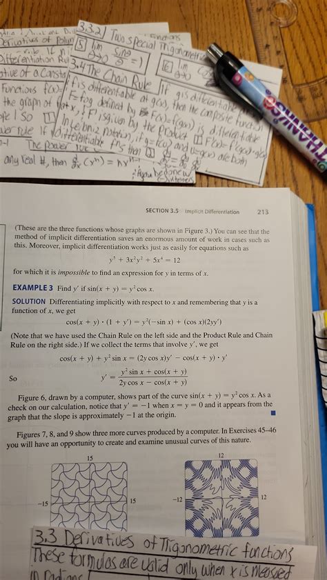 Implicit Differentiation Problem Ex 3 Can Someone Show How One Would