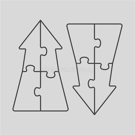 Diagram Infographic For 5 Steps Circle Puzzle Stock Vector Illustration Of Five Jigsaw