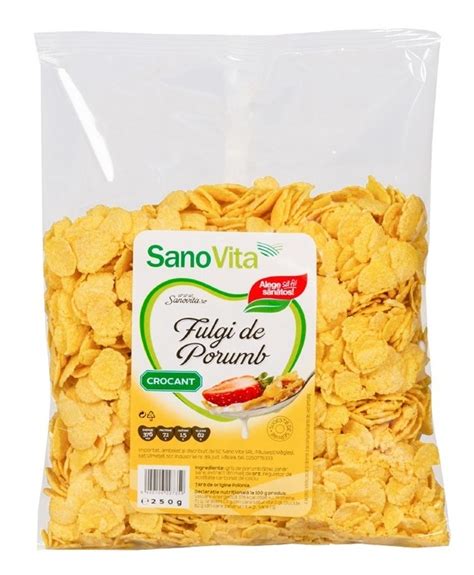 Fulgi De Porumb Crocant 250g Sanovita Provaro
