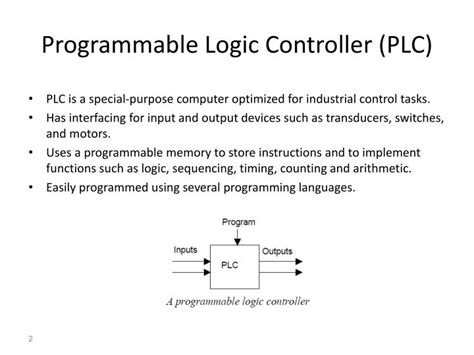 PPT Lecture Programmable Logic Controllers PowerPoint Presentation ID