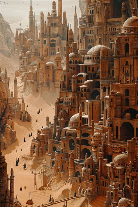 Fantasy City Inspiration Desert City Artofit