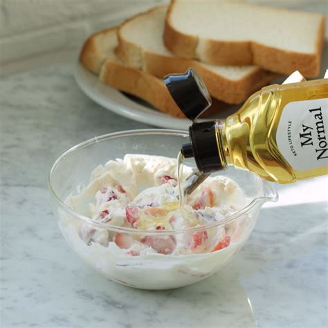 저당 딸기 수플레 프렌치토스트 마이노멀 저당 레시피