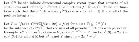 Solved Let Cơ Be The Infinite Dimensional Complex Vector