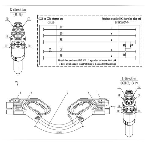 Duosida Ccs Combo 1plug To Ccs Combo 2 Socket Dc Fast Charging Connector In Car Buy Dc Fast
