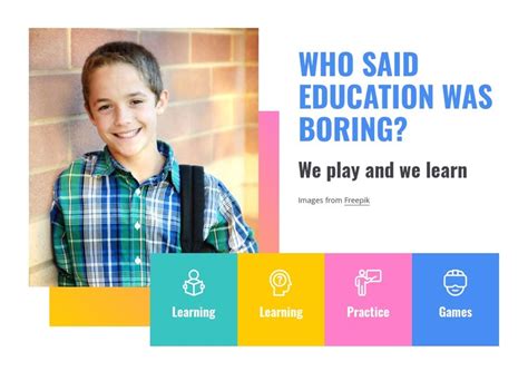 Elementary School Services Css Template By Nicepage