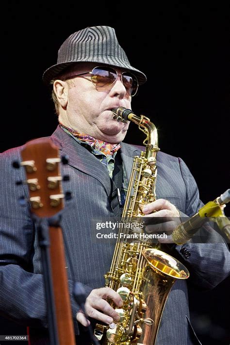 Singer Van Morrison Performs Live During A Concert At The Zitadelle