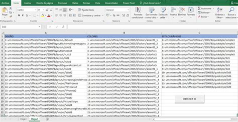 Obtener Nombre E Id De Los DiseÑos Colores Y Estilos RÁpidos De