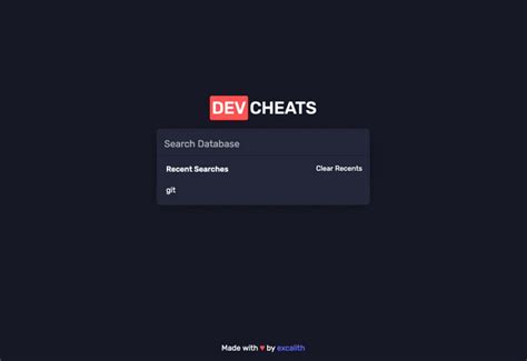 Dev Cheats Interactive Cheatsheets For Developers Rgithub