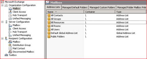 Create A Custom Address List For All Recources MARKSWINKELS NL