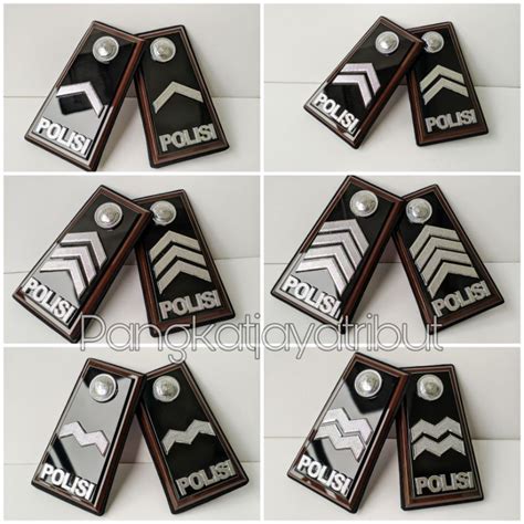 Jual Pangkat Pdh Bintara Full Mika Bripda Briptu Brigadir Bripka Aipda Aiptu Shopee Indonesia