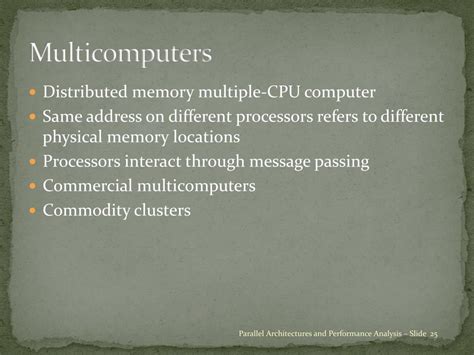 Ppt Cuda Lecture 3 Parallel Architectures And Performance Analysis