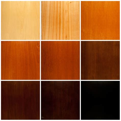 Paleta De Colores Madera Venier Degradado Con Color Marrón Paleta De