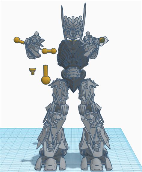 🤖 Articulated Decepticon Protoform・free Stl File For 3d Printing・cults