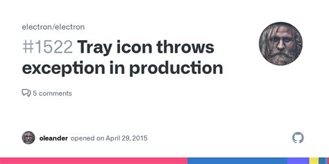 Tray Icon Throws Exception In Production · Issue 1522 · Electron