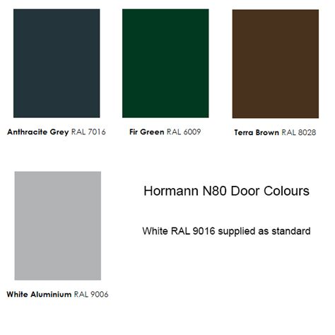 Hormann N80 Style 902 With Wicket Door 8 Colour Options Up And Over