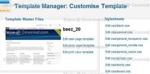 Joomla 1 7 Help How To Edit Template Css Files CmsMind