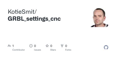 GitHub KotieSmit GRBL Settings Cnc