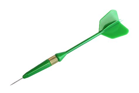 AI Generated Green Dart Png PNG