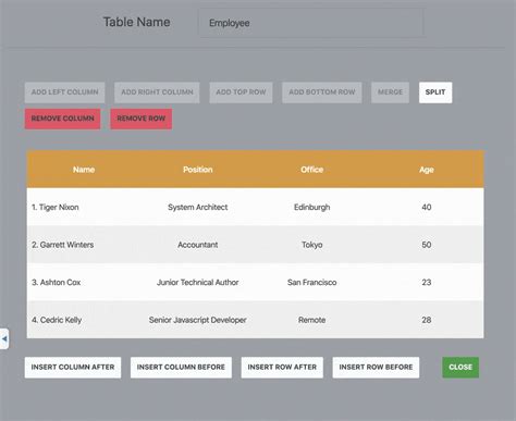 How To Add Rows Or Columns To An Existing Table WP Table Builder