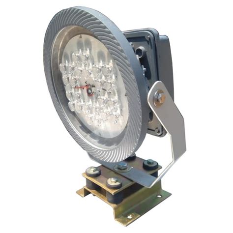 Led Equipment Light W Aluminium Grey Round Design Weather Dust Proof Compact