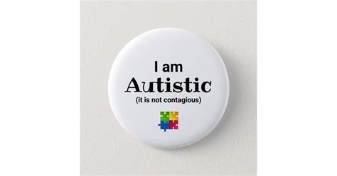 Funny Autism Awareness Asd Button Zazzle