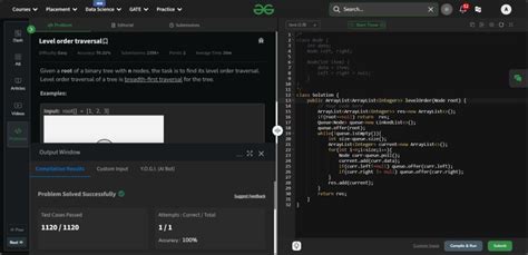 🌳 Day 80 Of Gfg160 Level Order Traversal Bfs Anuj Gupta