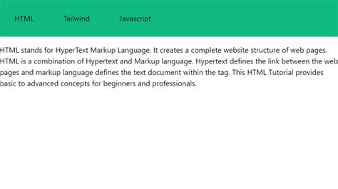 How To Change Tabs Horizontally On Hover With Tailwind CSS And JavaScript GeeksforGeeks