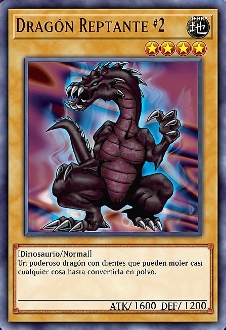 Dragón Reptante 2 Cartas De Yugioh En Español R Yugiohcartas