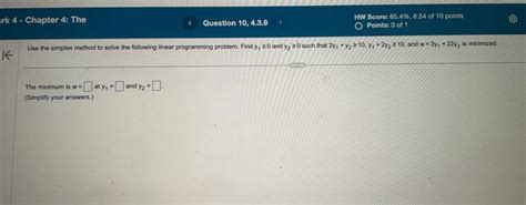 Solved Use The Simplex Method To Solve The Following Linear Chegg
