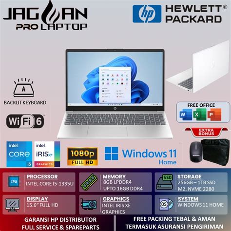 Jual Laptop HP Intel Core I U GB TB SSD Fhd Ips Windows Home Original Shopee