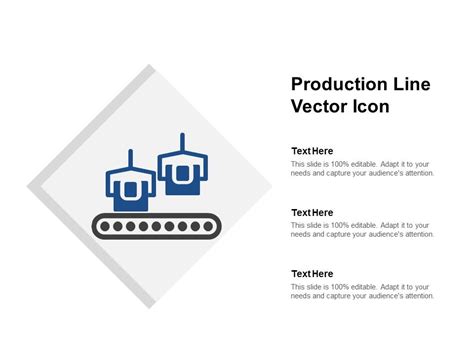 Production Line Vector Icon Ppt Powerpoint Presentation Infographic