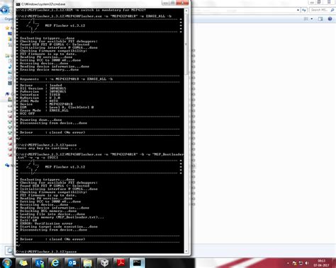 MSP P R MSP Flasher Exit Verification Error MSP Low Power Microcontroller Forum MSP
