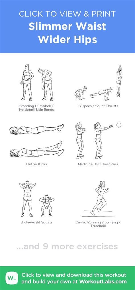 Slimmer Waist Wider Hips Click To View And Print This Illustrated