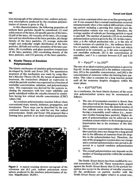Polystyrene Emulsion Polymerization Big Chemical Encyclopedia