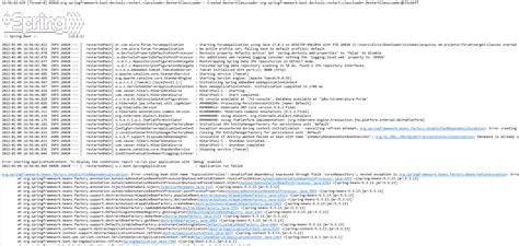 error starting applicationcontext spring boot api rest construa uma