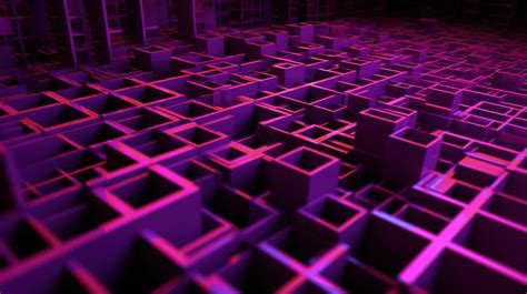 Purple Shading Abstract Grid In Shades Of Pink And Created With D Rendering Backgrounds