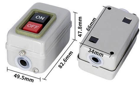 3 Hp 2 2 KW Power Push Button Switch 380V ATO Com