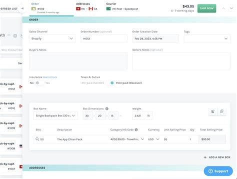 Our New Shipment Panel Feature Explained Easyship