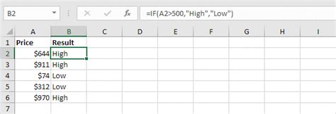 Chapter If Function In Excel