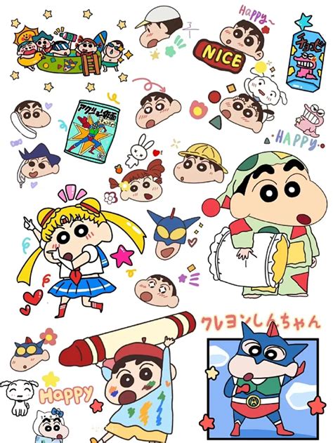 蜡笔小新 蜡笔小新表情包 花瓣网