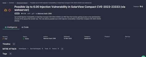 Mehmet Kadir Cirik On Linkedin Solarview Exploit Vulnerability
