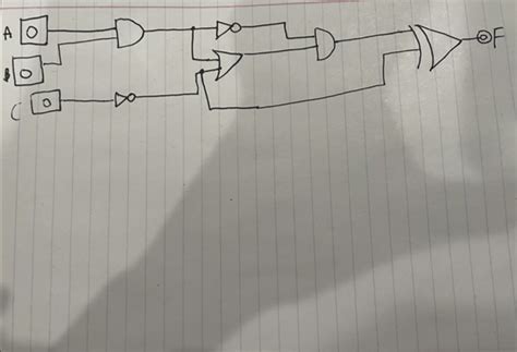 Solved Logic Design Simplify The Following Circuit As Chegg