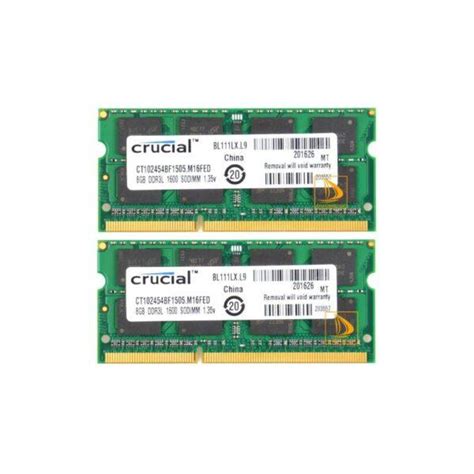 16gb Ddr3l Pc3l 12800 Laptop Memory Kite Computers