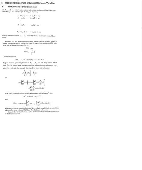 Variance Used In Multivariate Normal Distribution Mathematics Stack