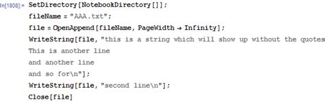 Export How To Write String To File Without Quotation Mark