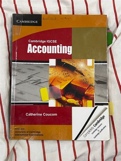 Igcse Accounting Textbook And Workbook Hobbies And Toys Books And Magazines Textbooks On Carousell